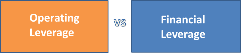 Difference between Operating Leverage and Financial Leverage - Study Book Page