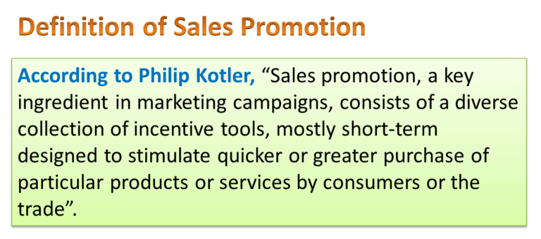 What is Sales Promotion? Meaning, Definition & Types - Study Book Page
